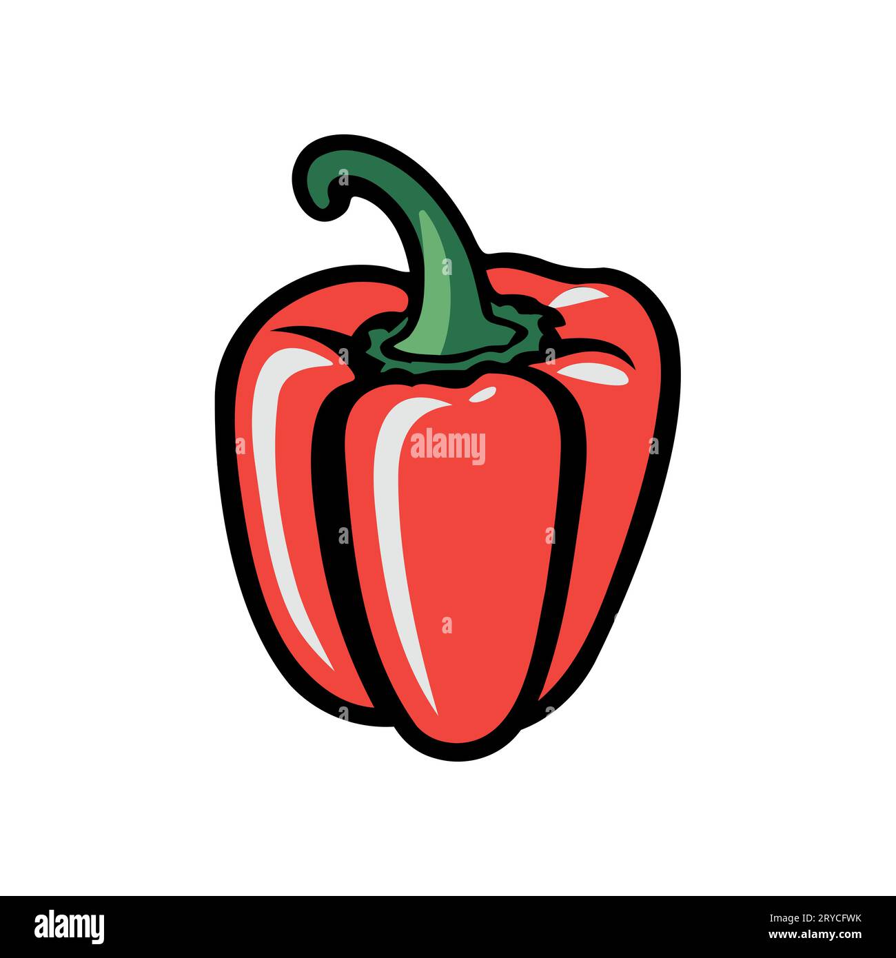 Paprica vector vectors Stock Vector Images - Alamy