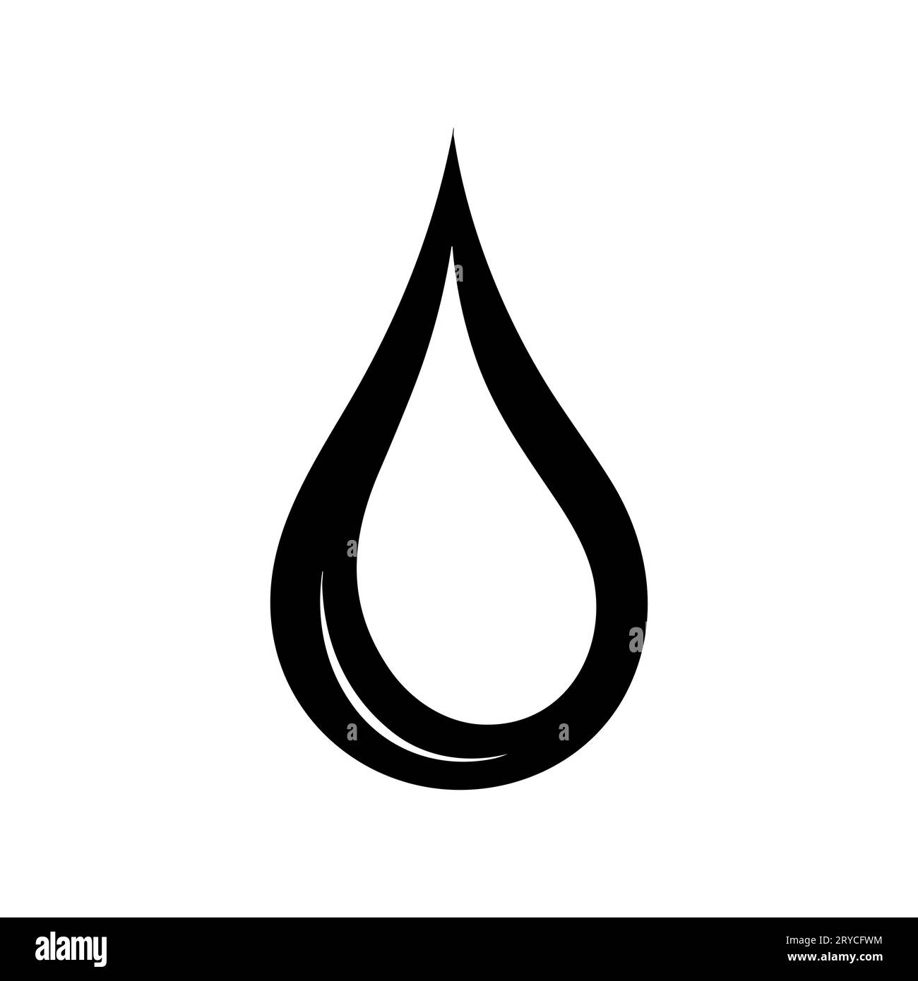 oil drop icon vector illustration, flat design Stock Vector Image & Art ...