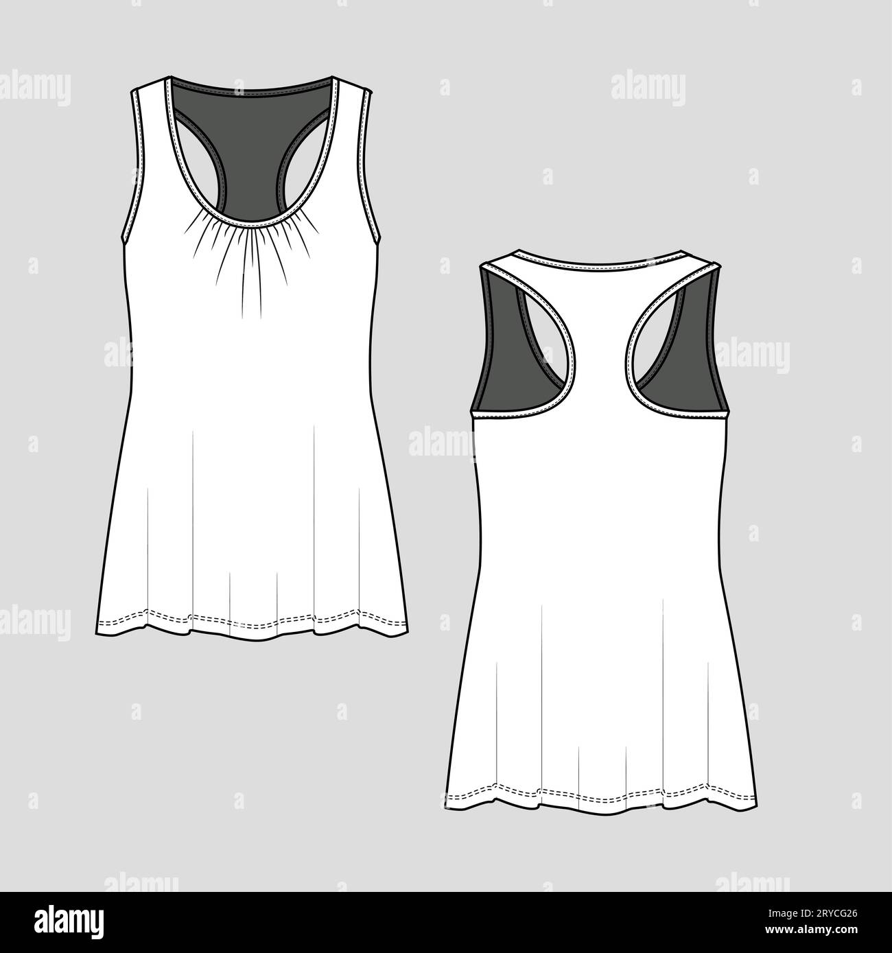 Vest detail Stock Vector Images - Alamy