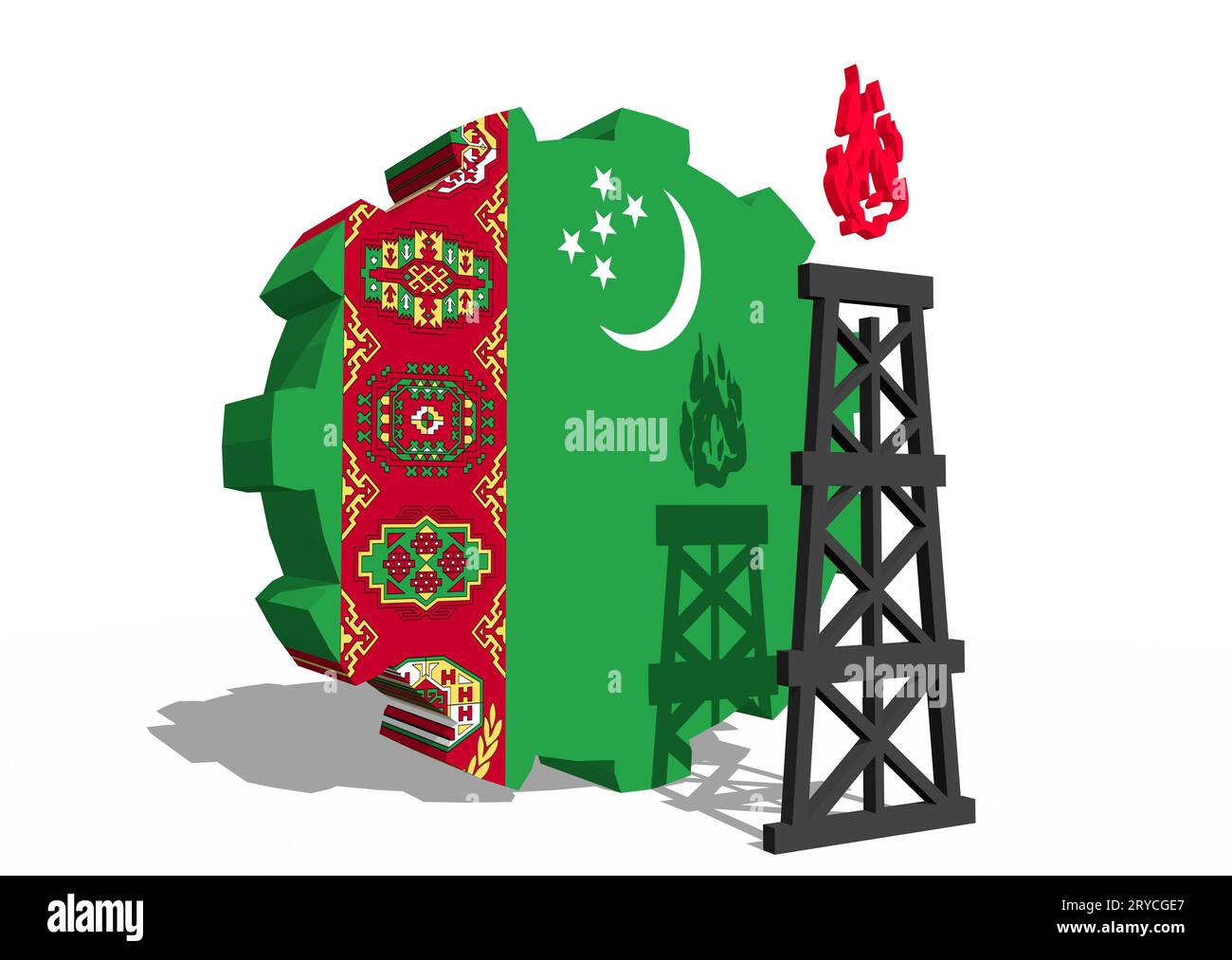 Gas turkmenistan hi-res stock photography and images - Alamy