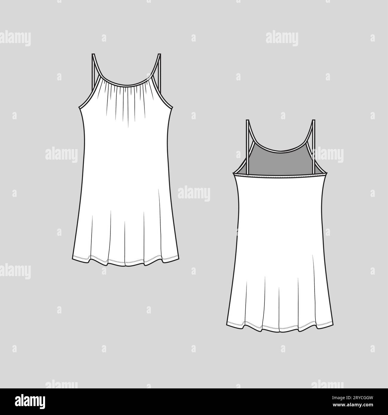 Satin blouse Stock Vector Images - Alamy