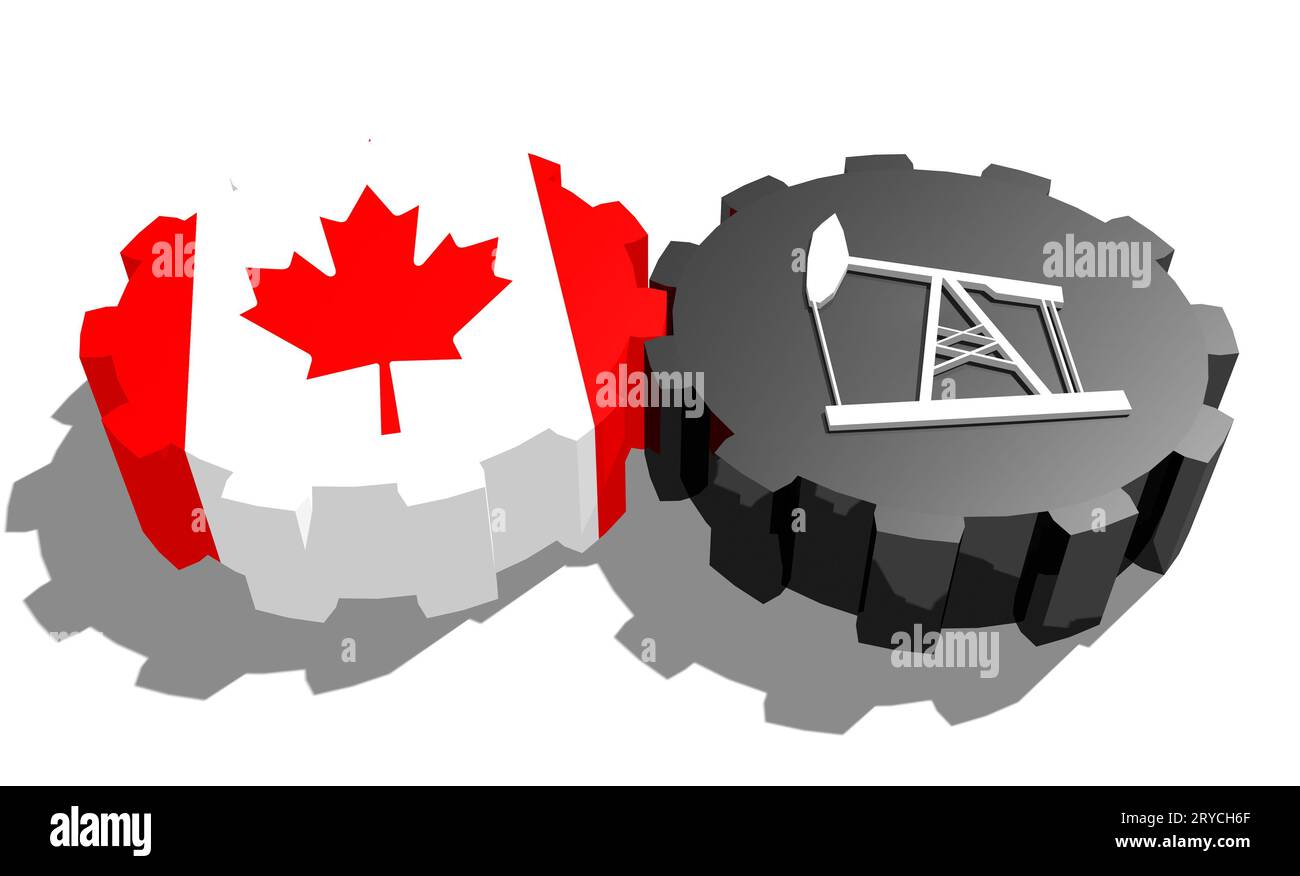 Oil pump petroleum manufacture Cut Out Stock Images & Pictures - Alamy