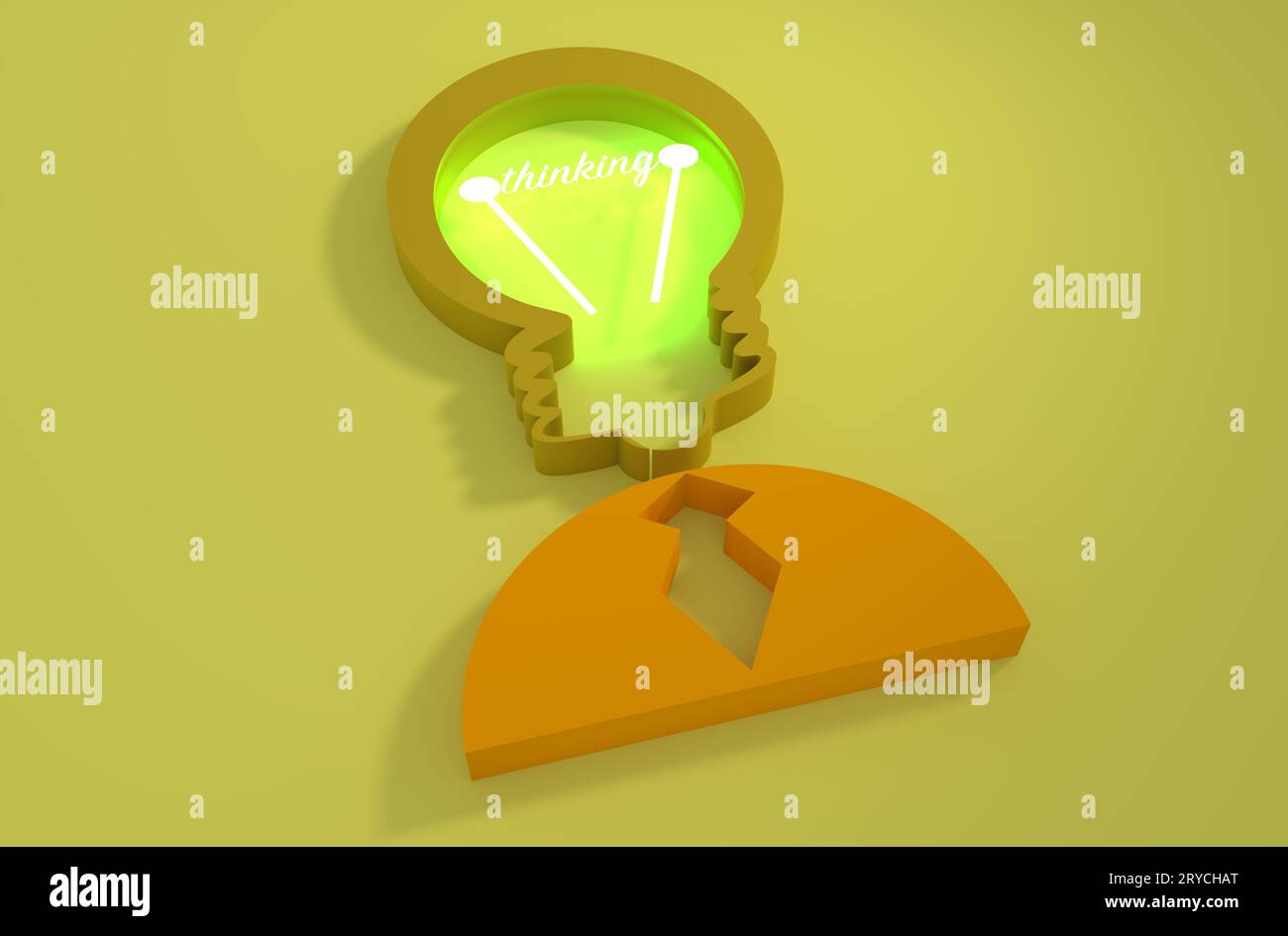 Business thinking icon hi-res stock photography and images - Alamy