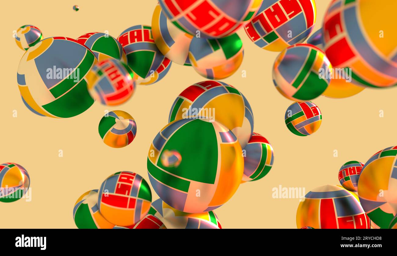 Painted spheres hi-res stock photography and images - Alamy