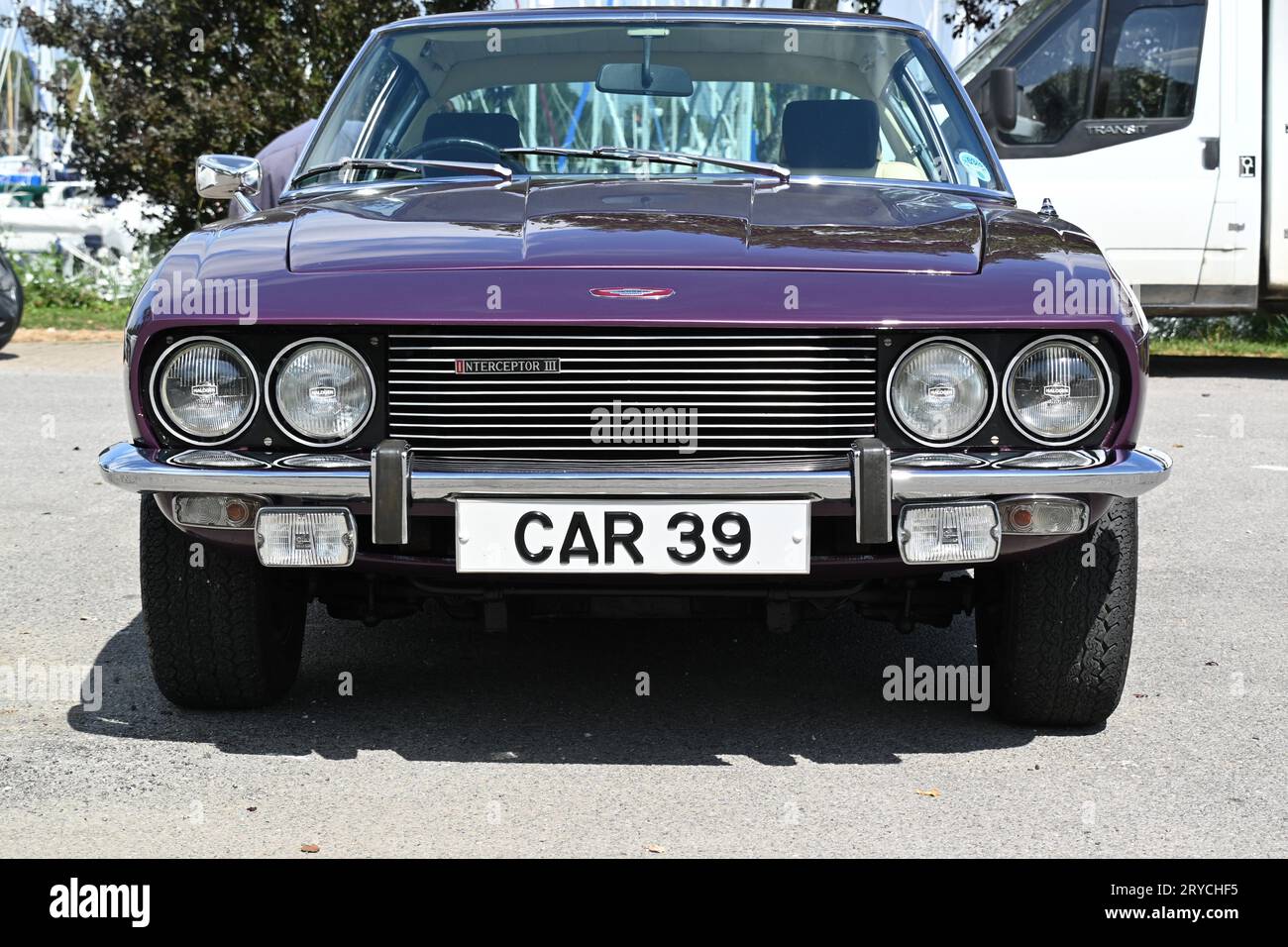 Johnny Mathis Jensen Interceptor CAR39 Stock Photo - Alamy