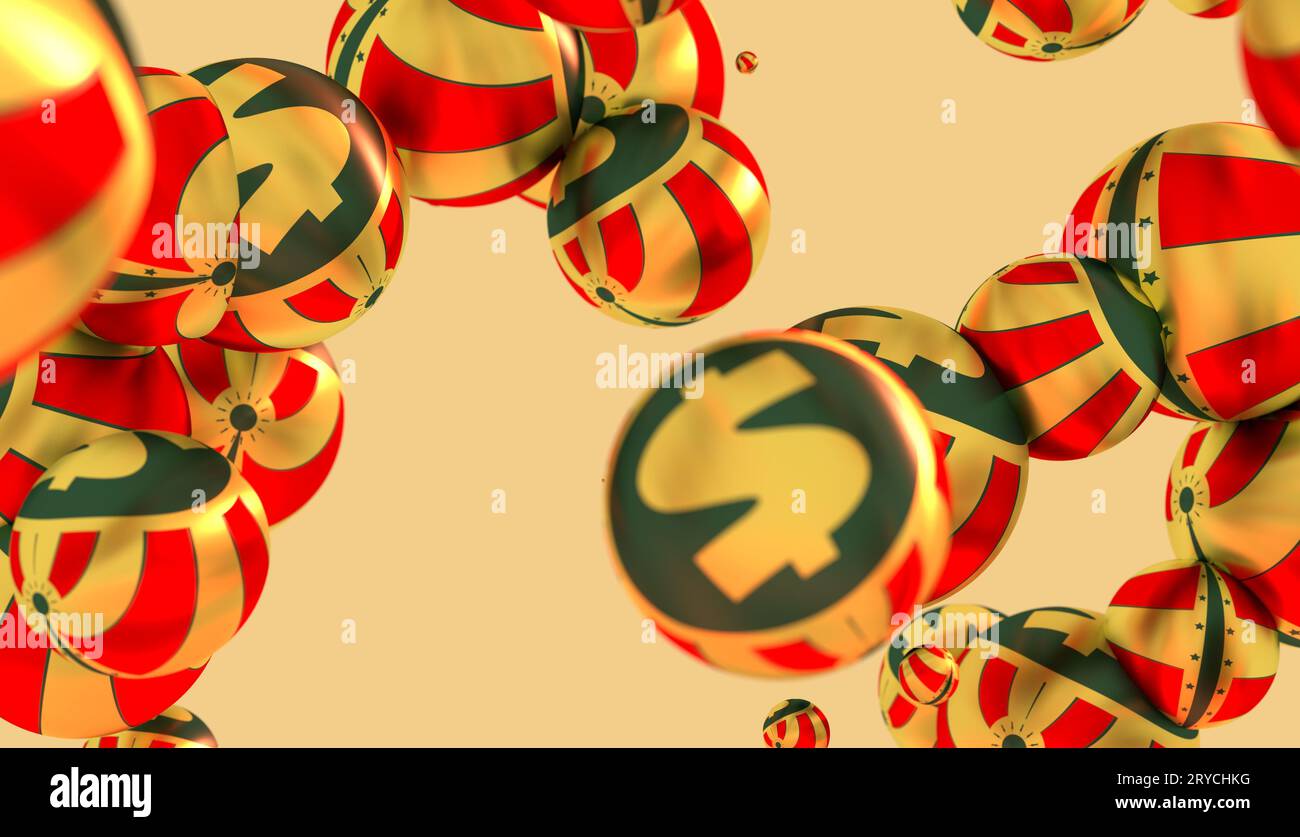 Large group of orbs or spheres Stock Photo - Alamy