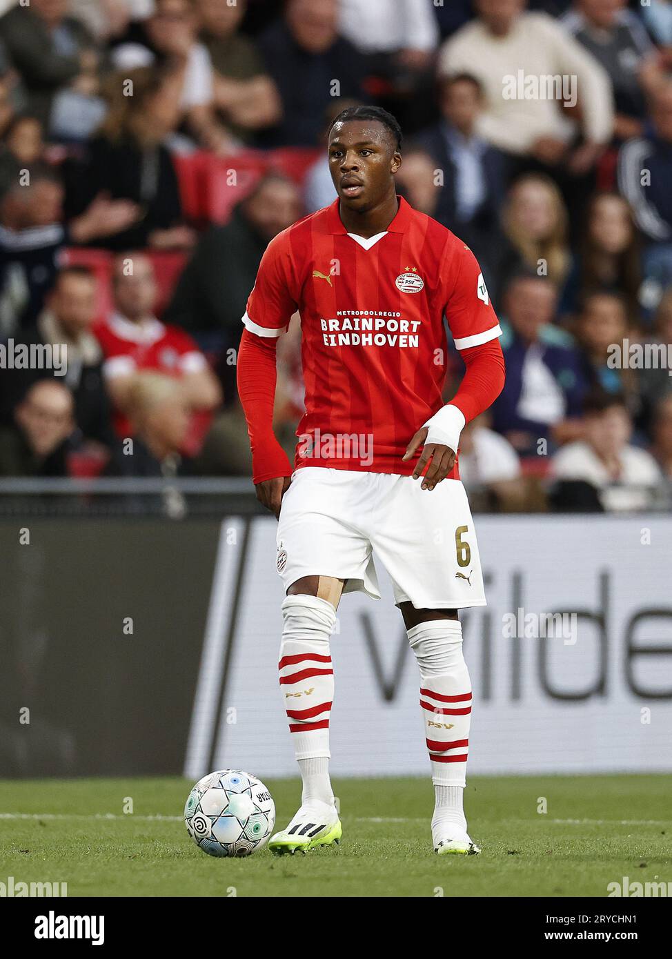 EINDHOVEN - Armel Bella-Kotchap of PSV Eindhoven during the Dutch Eredivisie match between PSV ...