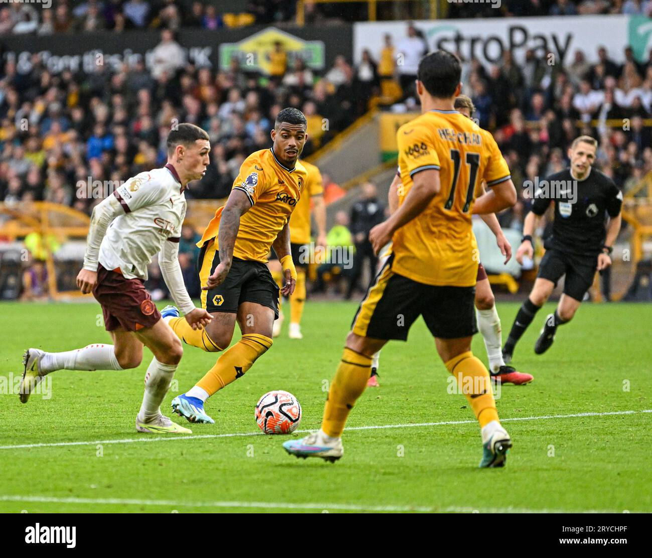 30th September 2023 Molineux Stadium Wolverhampton West Midlands