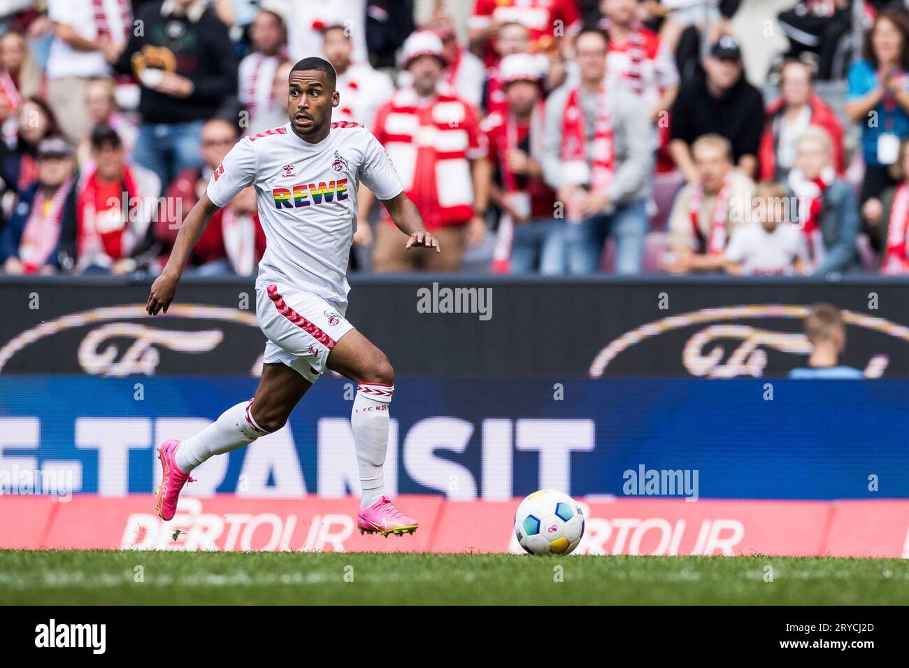 Koeln, Deutschland. 30th Sep, 2023. Linton Maina (1. FC Koeln, #37) 1. Fussball Bundesliga, 1 ...