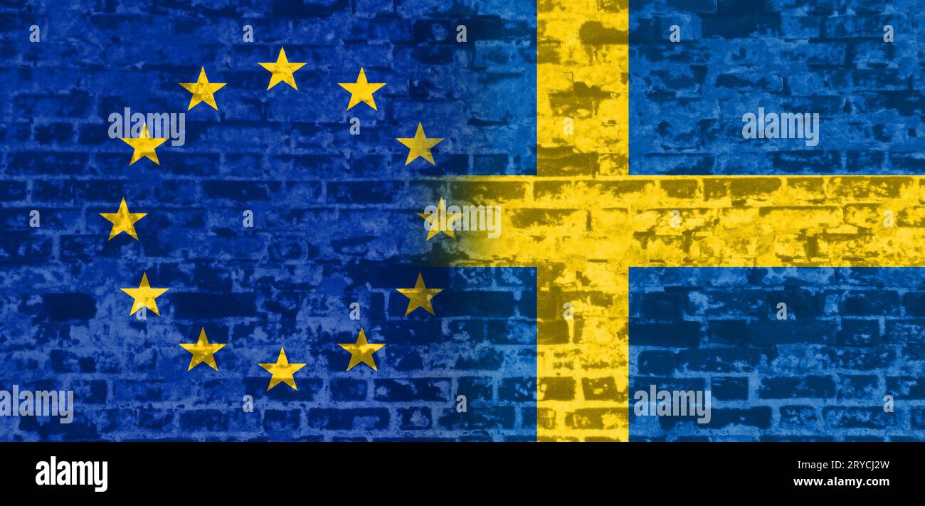 Sweden european union flag hi-res stock photography and images - Alamy