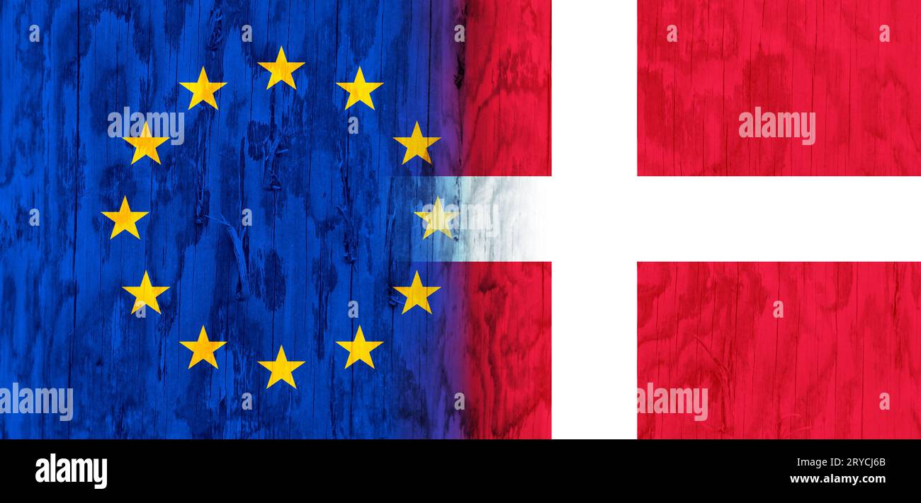 Denmark european union flag hi-res stock photography and images - Alamy