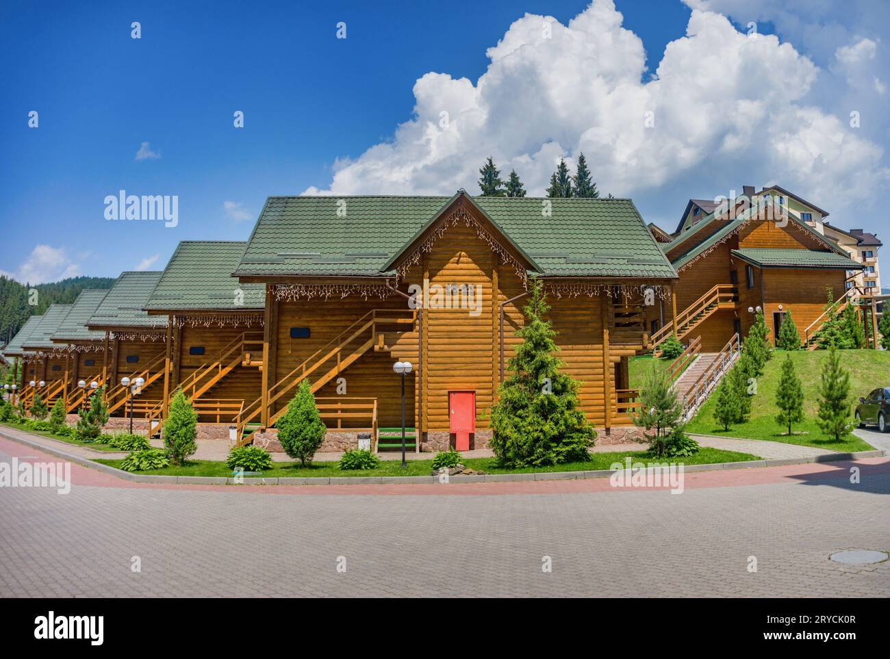 Bukovel cottage hi-res stock photography and images - Alamy