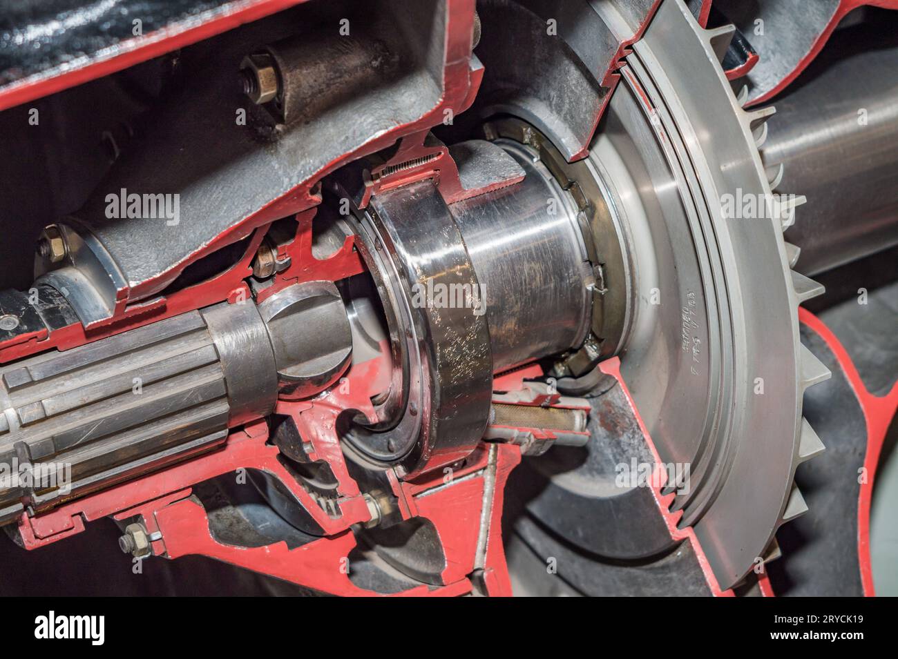Cutaway of jet engine hi-res stock photography and images - Alamy
