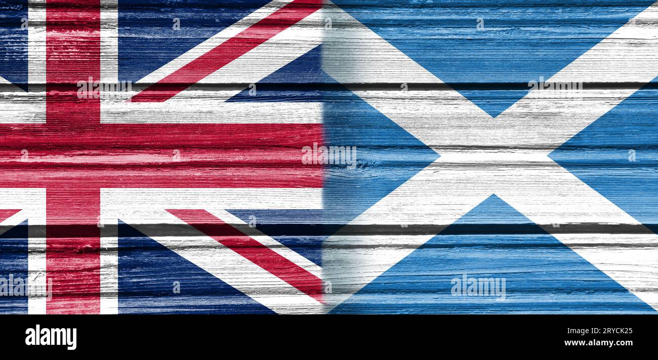 Politic relationship, Great Britain and Scotland Stock Photo - Alamy