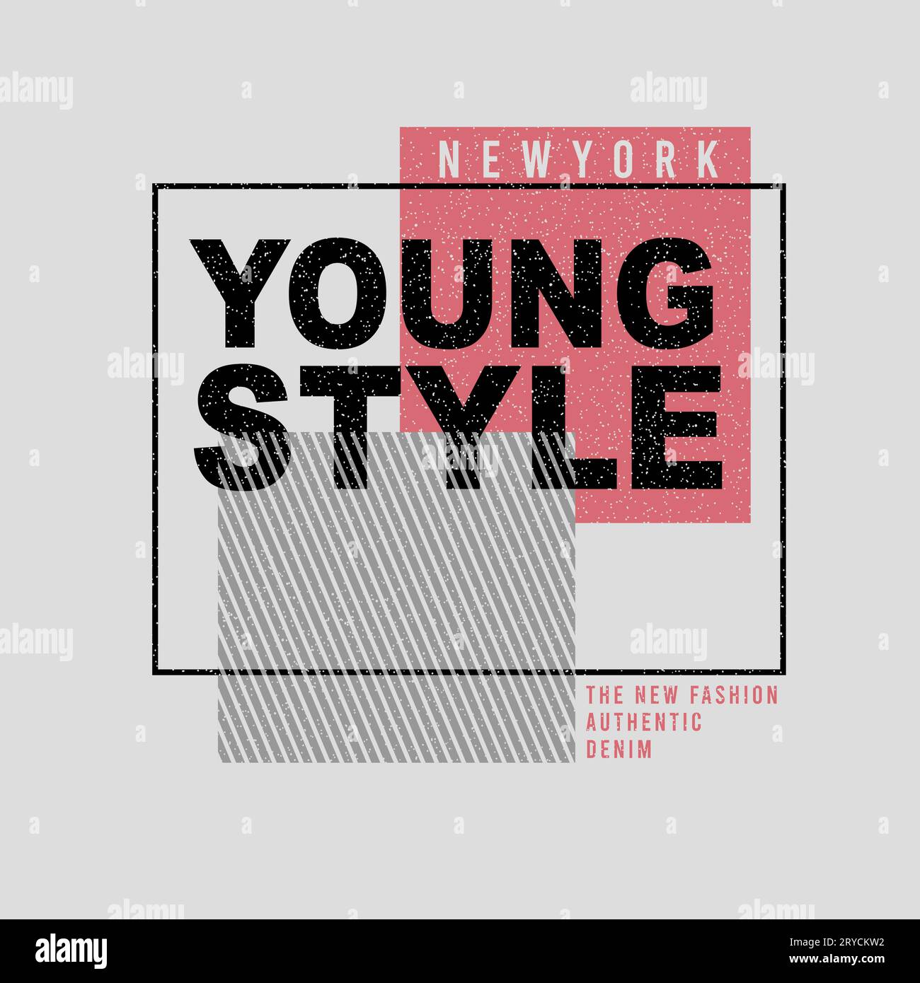 New york Young style Typography slogan vector illustration authentic ...