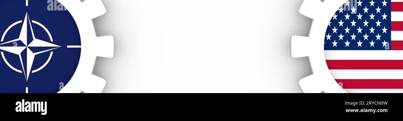 Web Banner, Header Layout Template. Politic and economic relationship ...
