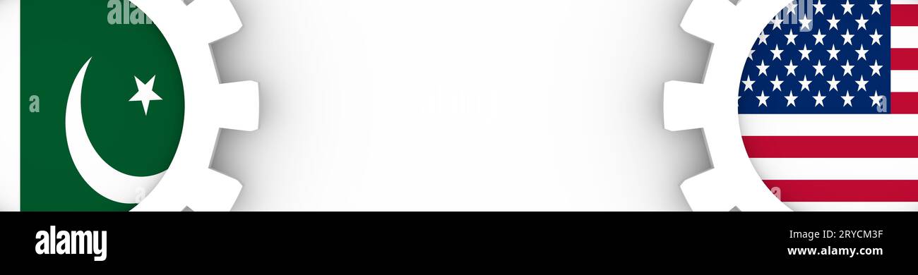 Web Banner, Header Layout Template. Politic and economic relationship ...