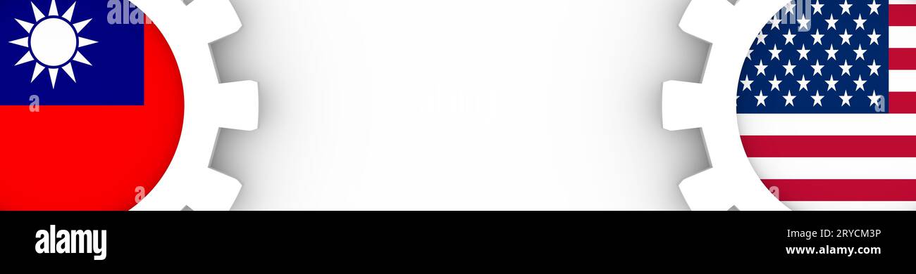 Web Banner, Header Layout Template. Politic and economic relationship ...