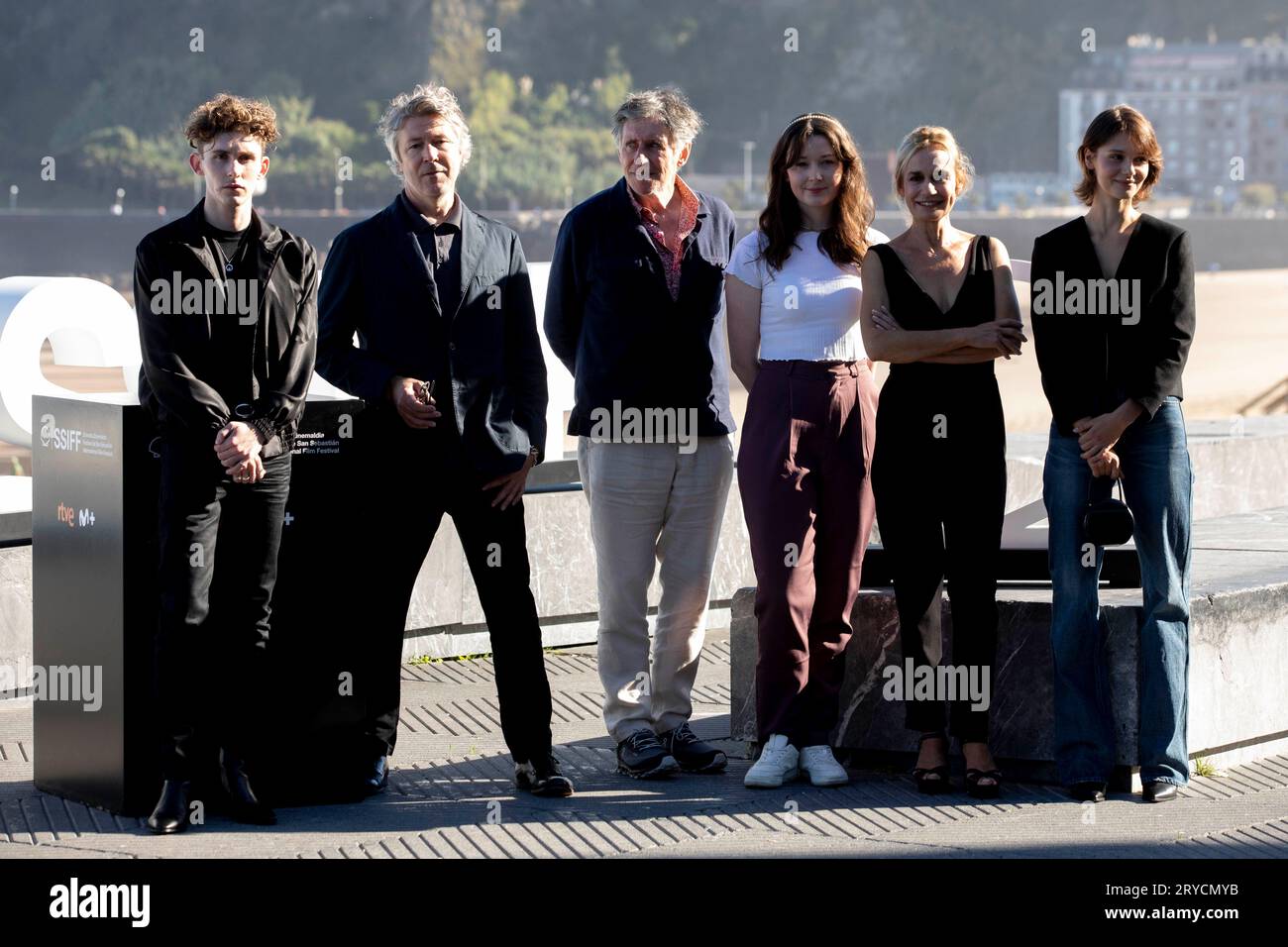 San Sebastian, Spain. 30th Sep, 2023. (L-R) Fionn O'Shea, Aidan Gillen ...