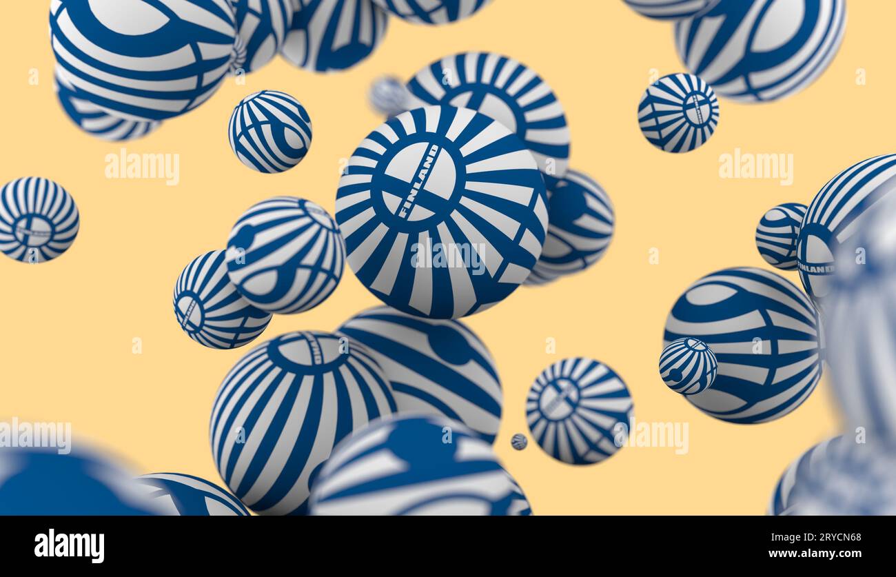 Large group of orbs or spheres Stock Photo - Alamy