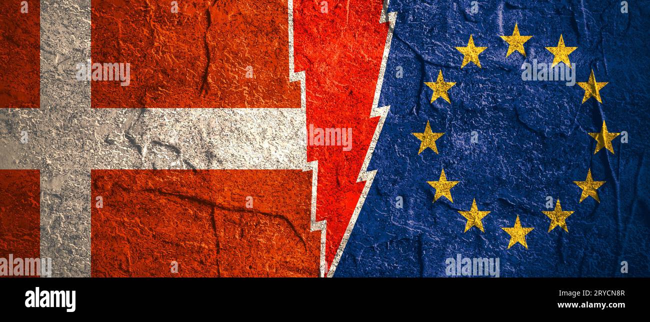 Denmark european union flag hi-res stock photography and images - Alamy