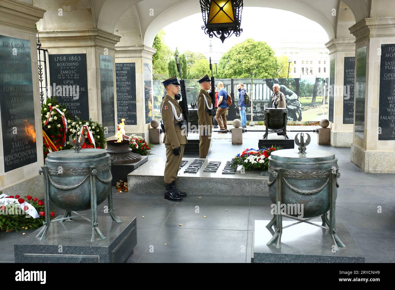 Poland: Saski Park in Warsaw during autumn Stock Photo - Alamy