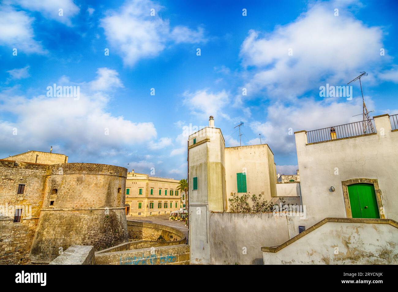 The Castle of Otranto, coastal town of Greek-Messapian origins in Italy ...