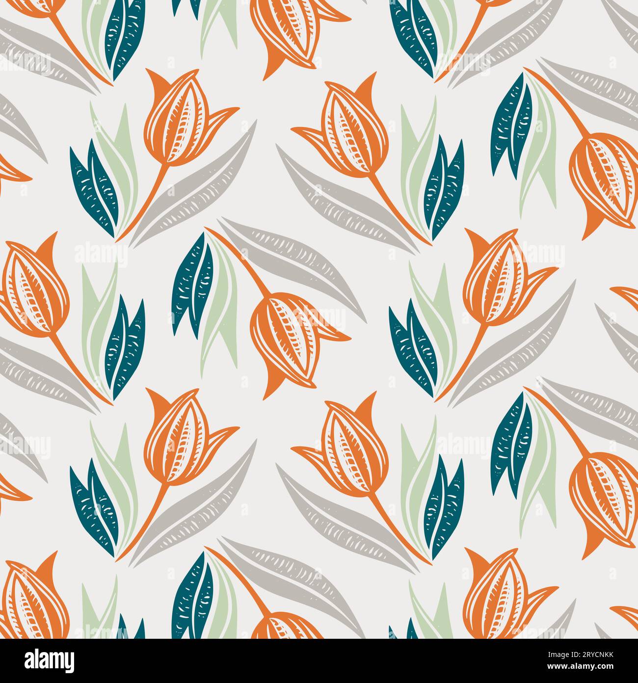 Modern blue abstract stylized vector simple graphic design seamless ...