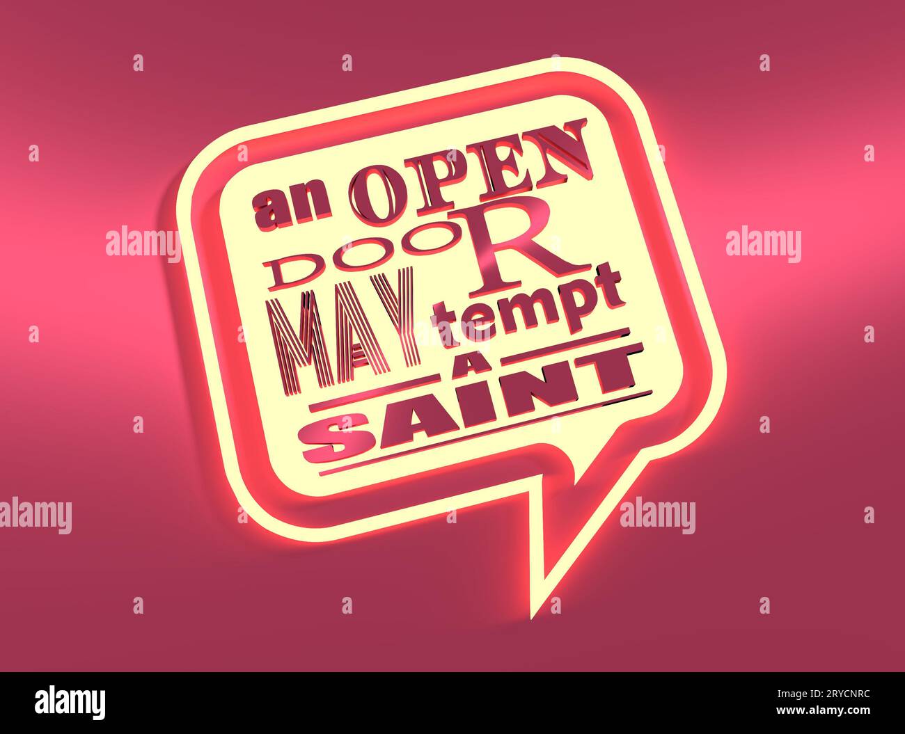 Neon phrases hi-res stock photography and images - Alamy