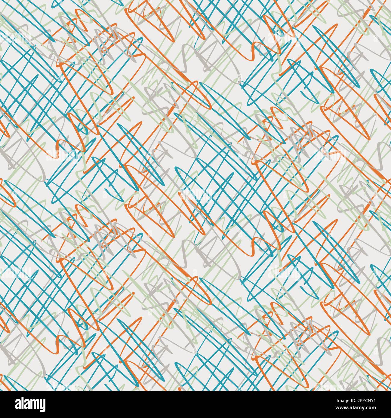 Modern blue abstract stylized vector simple graphic design seamless ...