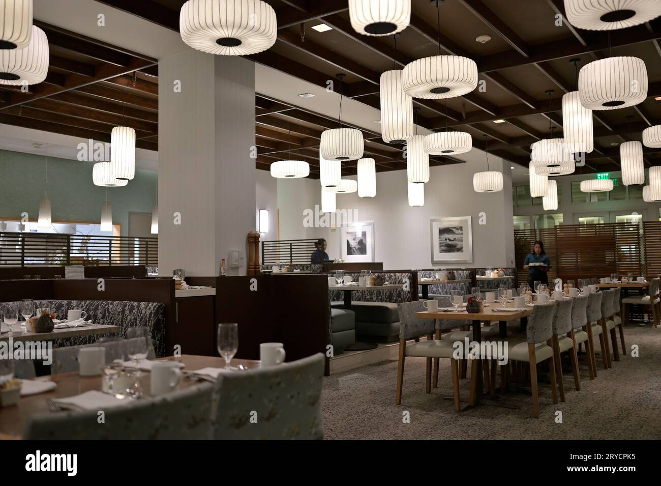 The C restaurant + bar at the luxury Clement Intercontinental Hotel ...