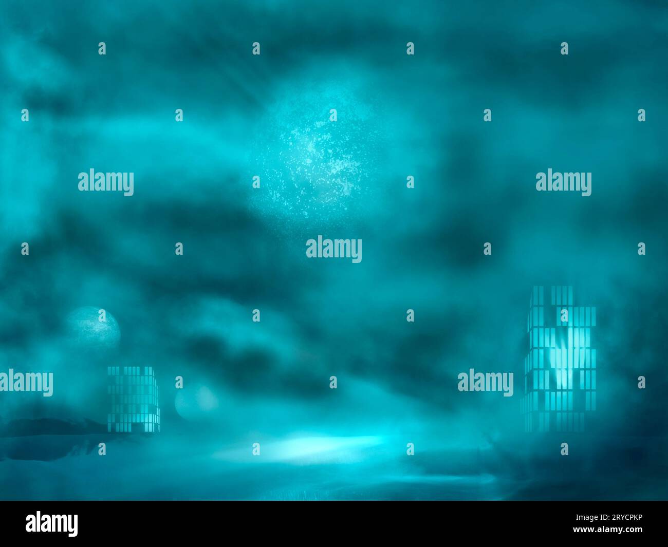 Simple beautiful surreal landscape Stock Photo - Alamy