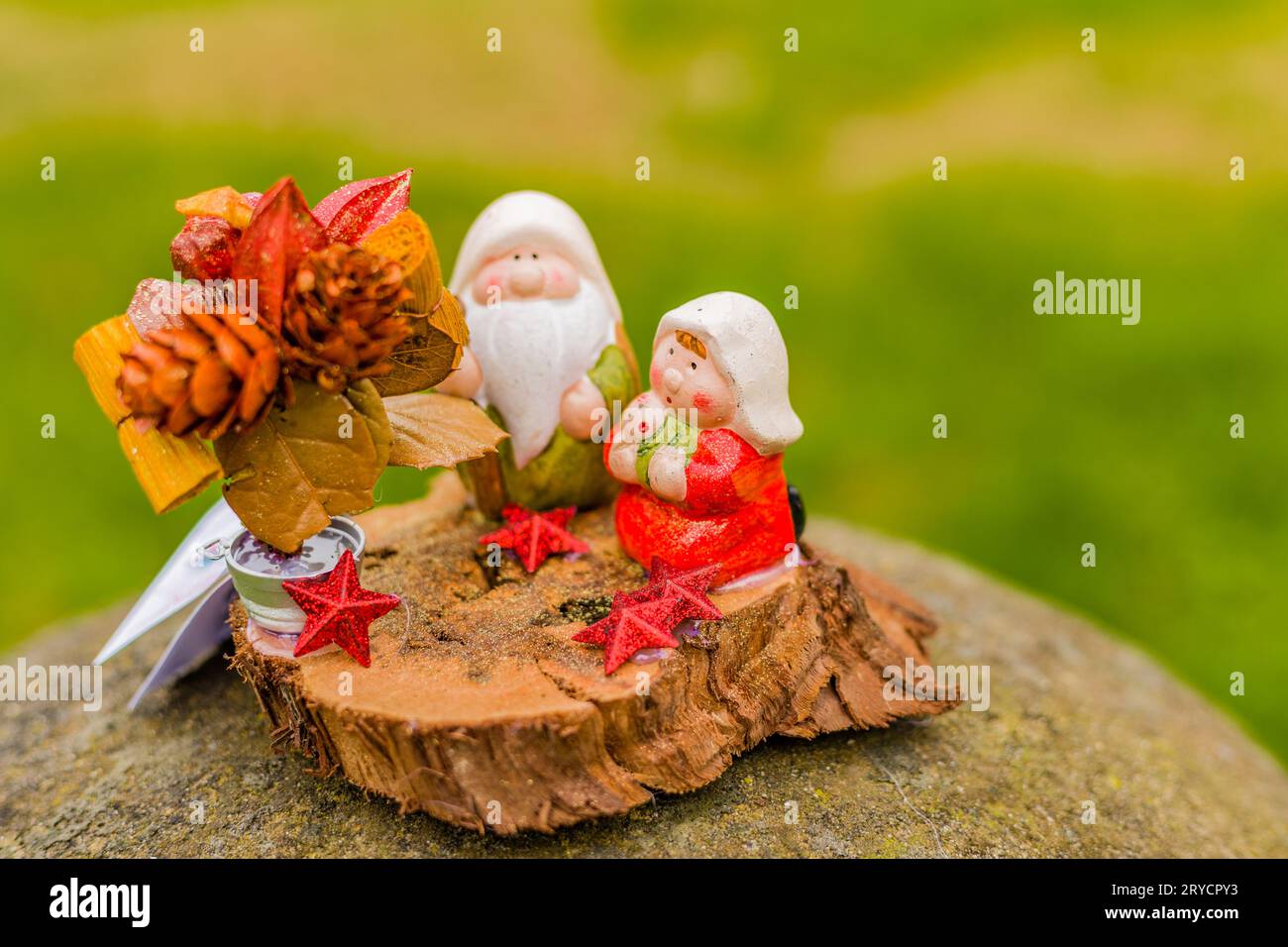 Vivid colors of Christmas Nativity scene Stock Photo - Alamy