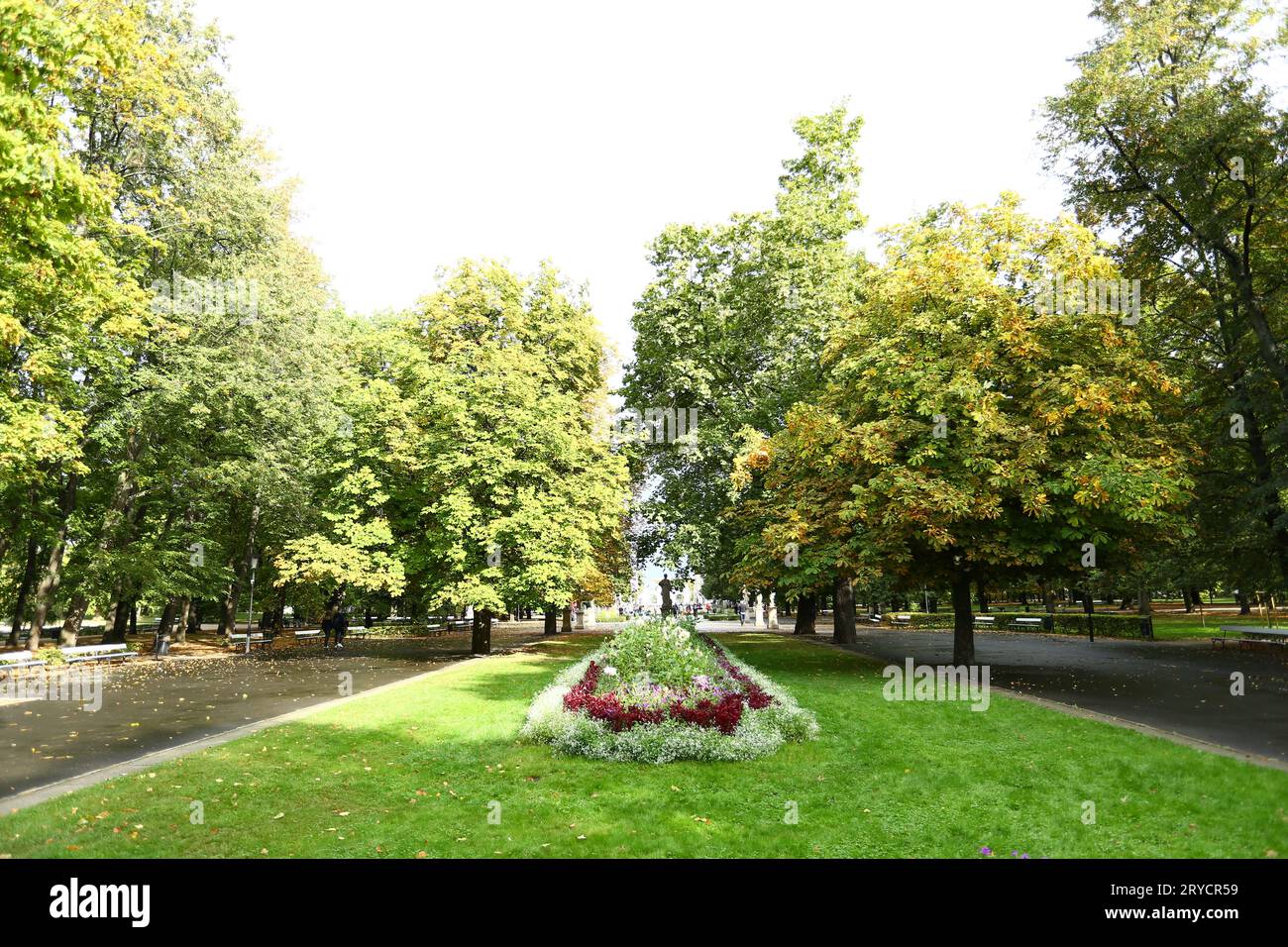 Poland: Saski Park in Warsaw during autumn Stock Photo - Alamy