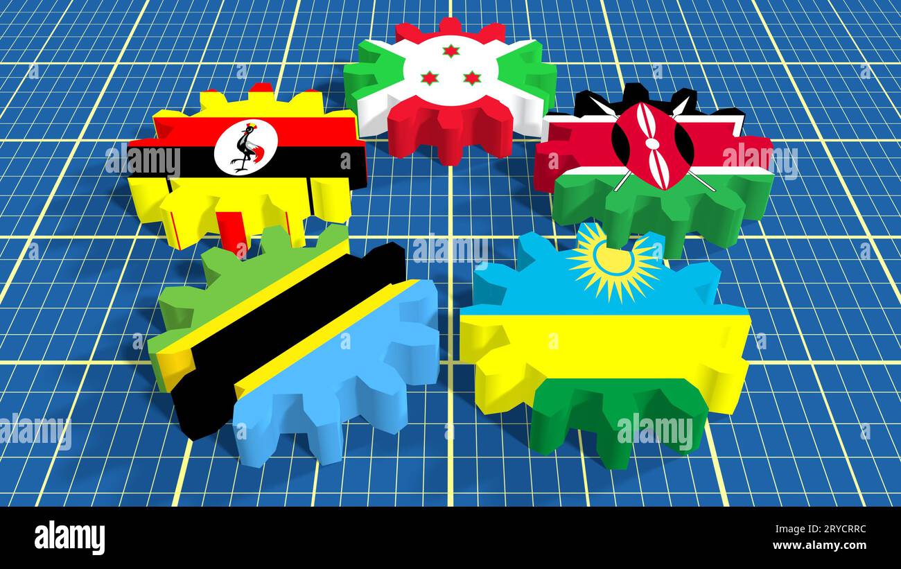 African countries flags hi-res stock photography and images - Alamy
