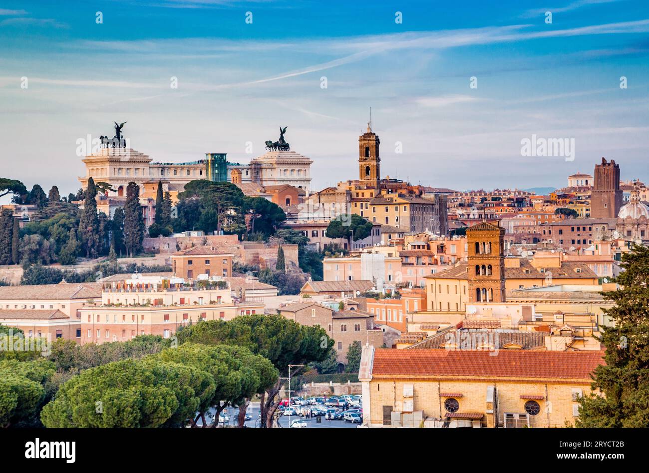 Cityscape of Rome Stock Photo - Alamy