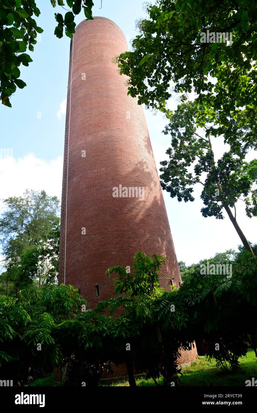 A Large Brick Chimney, Mymensingh Botanical Garden Stock Photo - Alamy