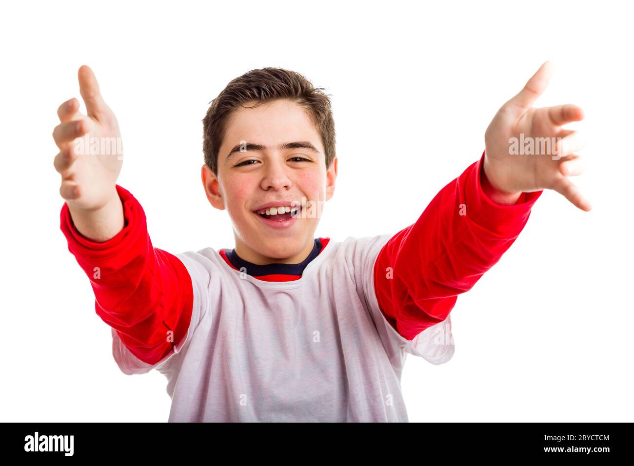 Boy hug hi-res stock photography and images - Alamy
