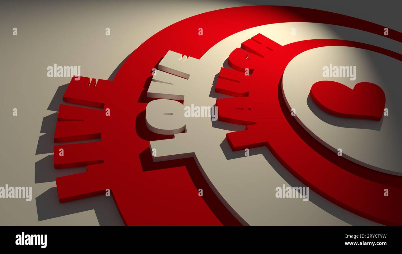 Live Laugh Love Greeting Card Template Stock Photo - Alamy