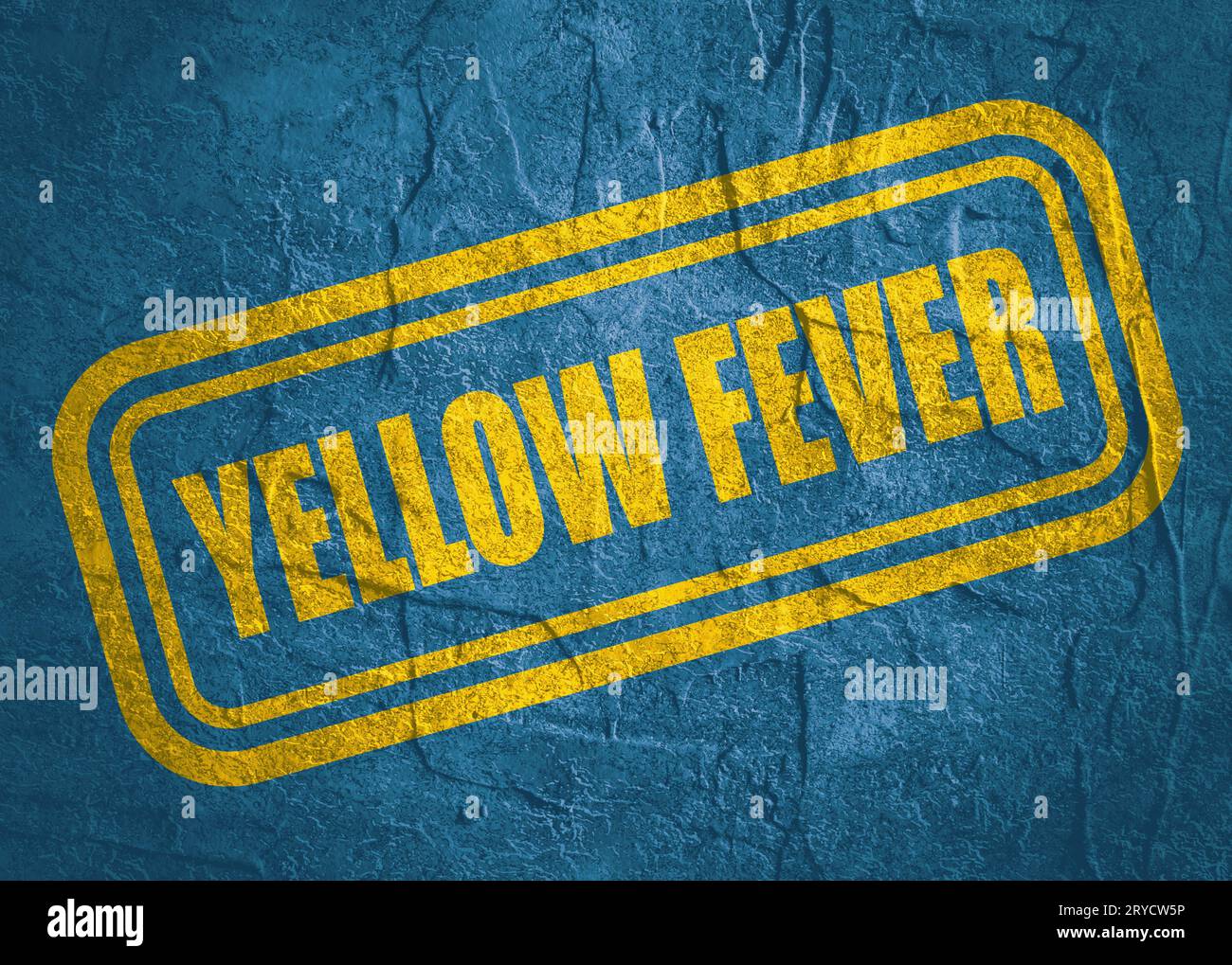 Stamp with Yellow Fever text over grunge background Stock Photo - Alamy