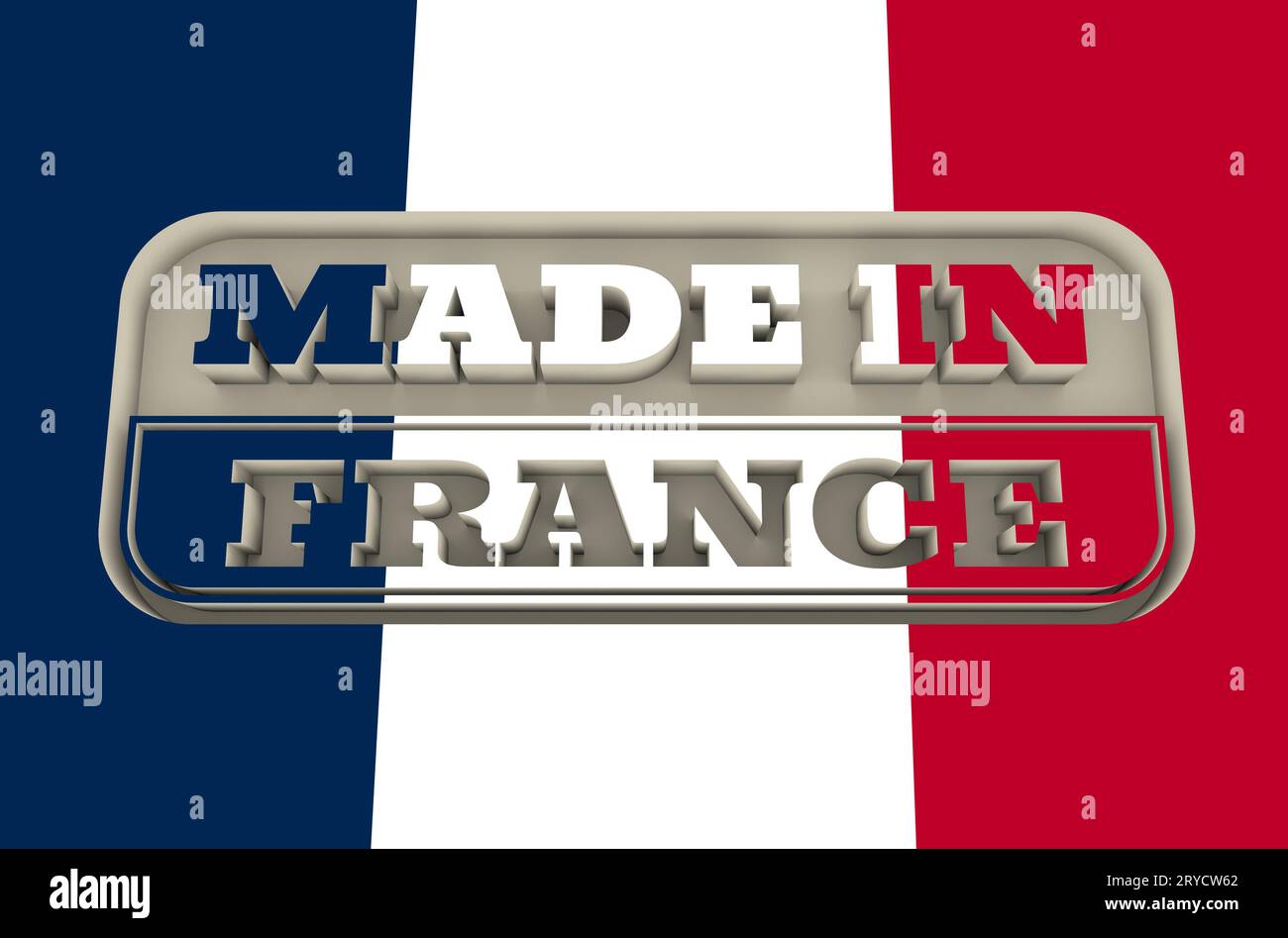 Made in france word hi-res stock photography and images - Alamy