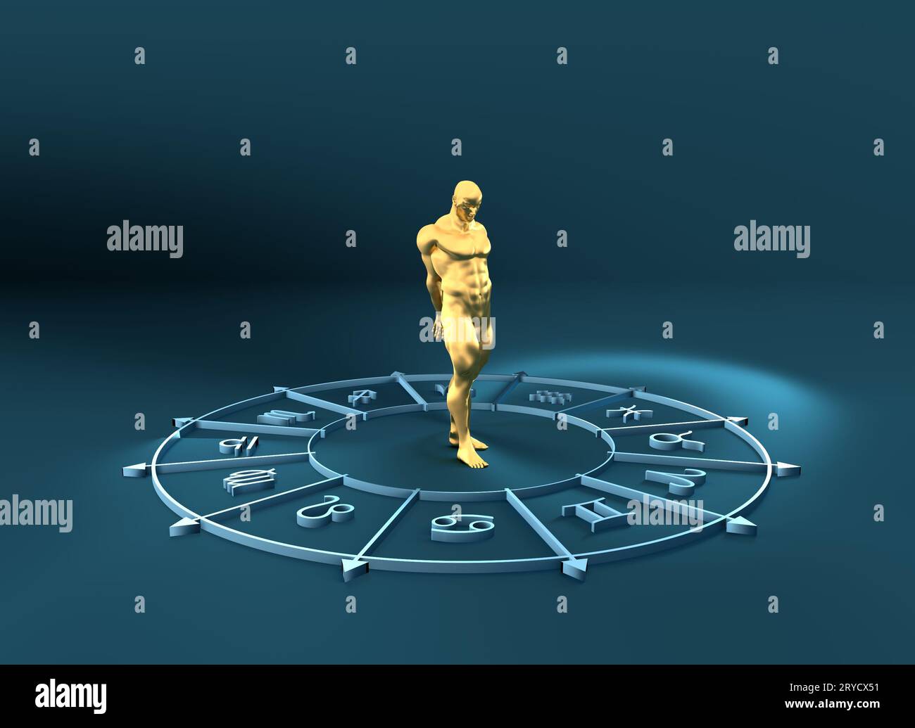 Astrology symbols male hi-res stock photography and images - Alamy