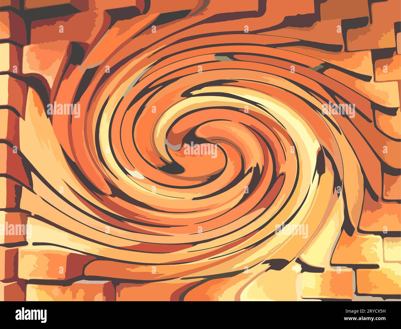 Hot vortex abstract red fractal hi-res stock photography and images - Alamy