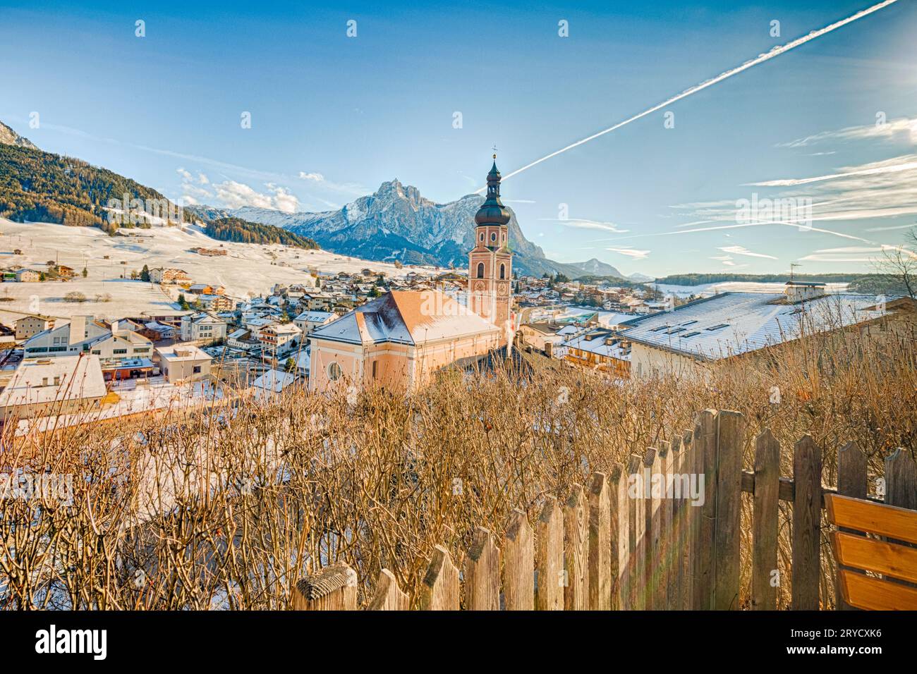 Castelrotto winter hi-res stock photography and images - Alamy