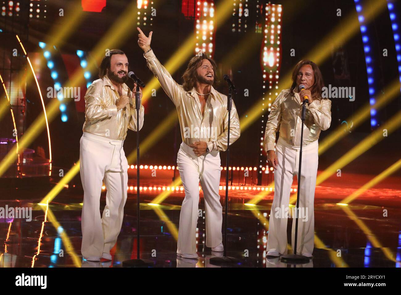 Rome, Italy. 29th Sep, 2023. Rome, Rai ex Dear studios, TV broadcast ...