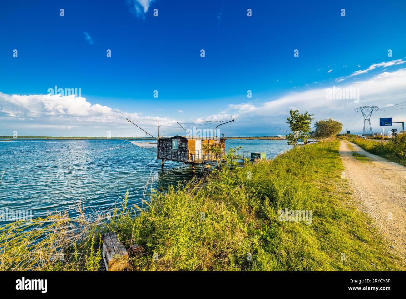 Traditional Fishing European Hut Stock Photo - Alamy