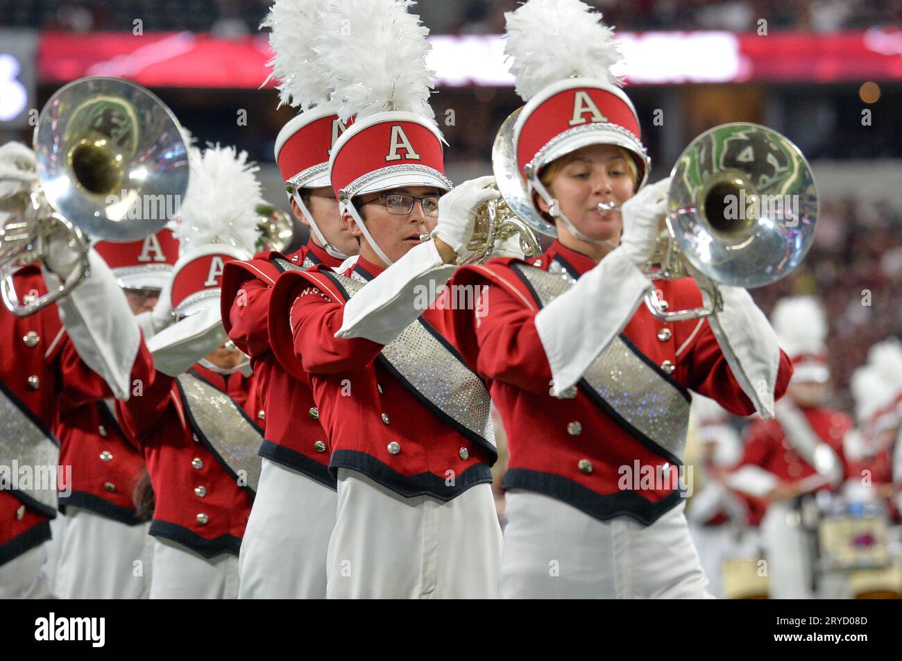 Marching band football field hi-res stock photography and images - Alamy