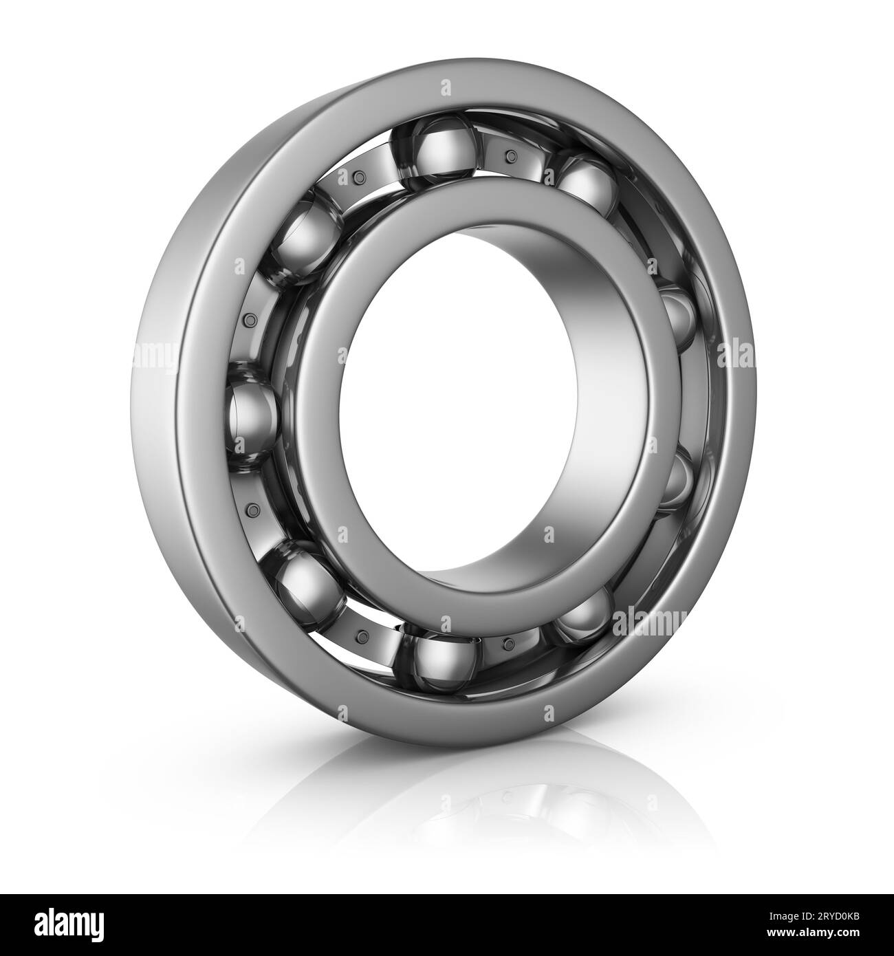 3d render steel ball bearing Cut Out Stock Images & Pictures - Alamy