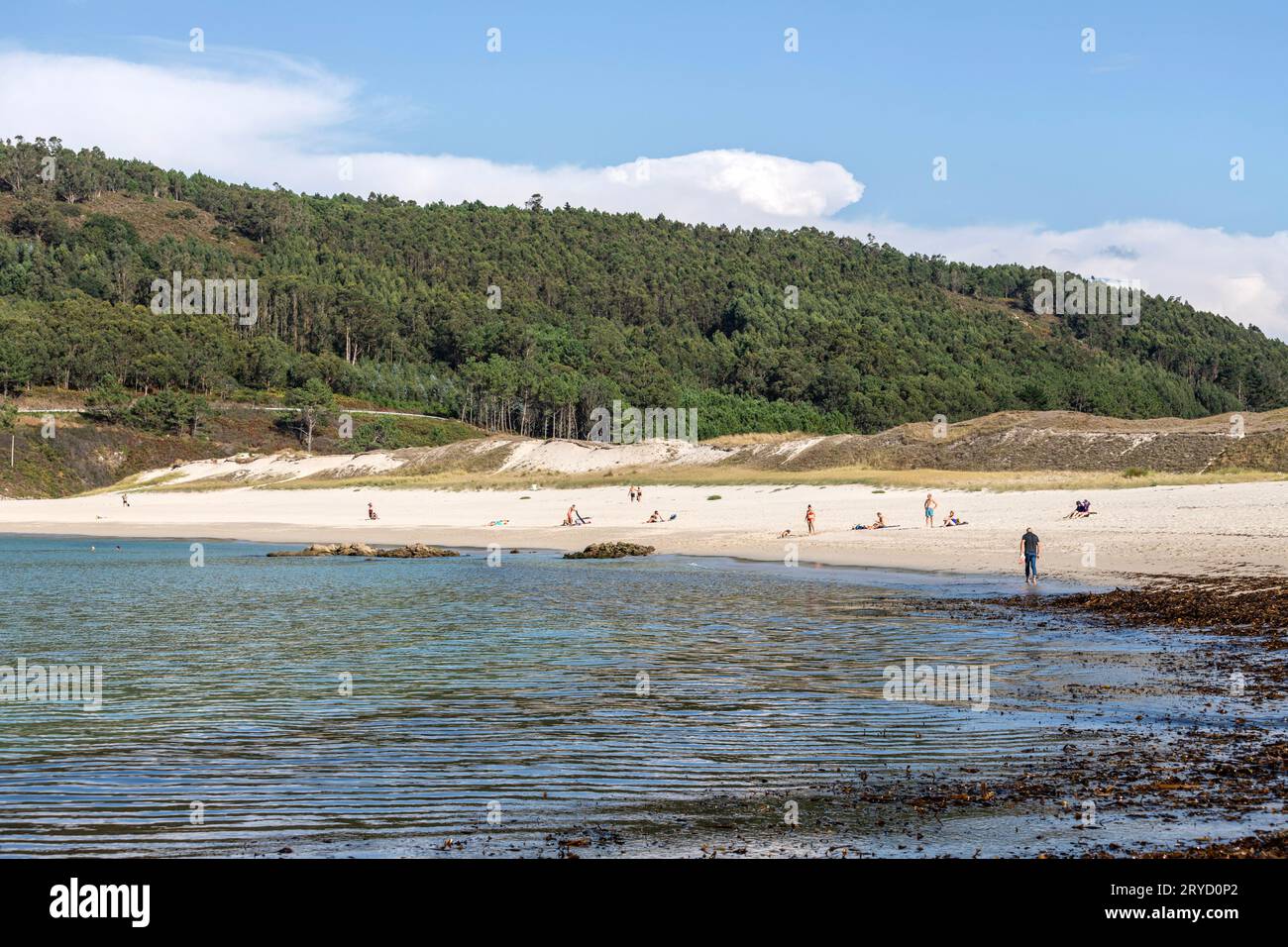 Lourido beach, A Coruna province, Galicia, Spain Stock Photo - Alamy