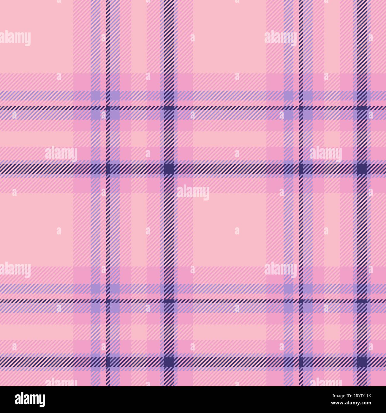 Plaid seamless pattern in pink. Check fabric texture. Vector textile ...